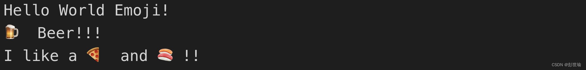 Golang：输出Emoji表情符号_golang emoji-CSDN博客