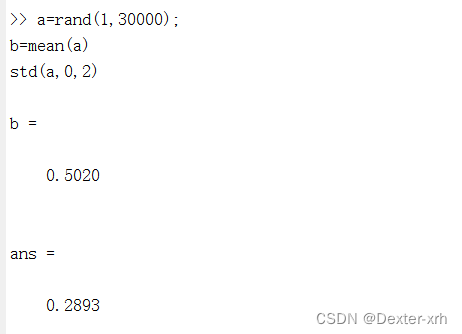 MATLAB实验《数据分析与多项式计算》_利用matlab提供的rand函数生成30000个符合均匀分布的随机数,然后检验随机数的-CSDN博客