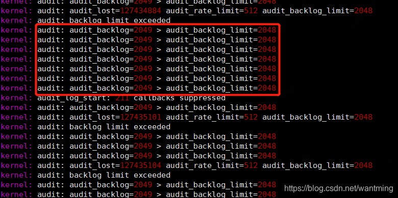 audit:backlog limit exceeded，无法ssh登陆-CSDN博客