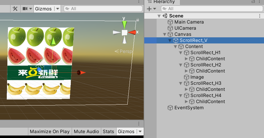 Unity横竖滑动列表嵌套（UGUI / ScrollRect）_unity scrollrect商店列表-CSDN博客