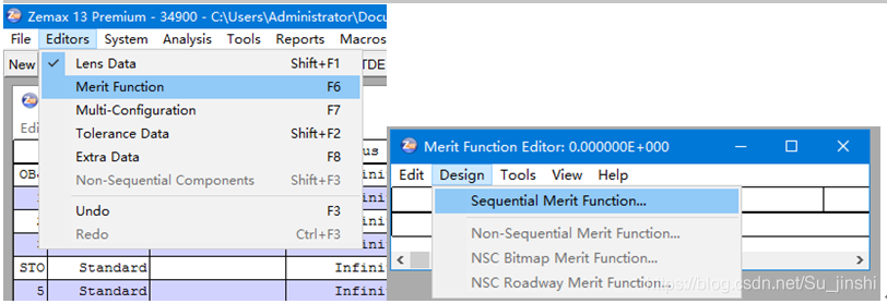 ZEMAX 中三种设计优化方法_锤形优化-CSDN博客