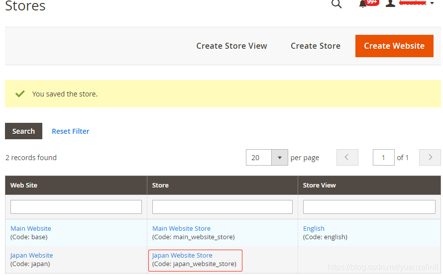 magento2多站点,多个网站配置商店和商店视图创建步骤_magento 多站点配置-CSDN博客