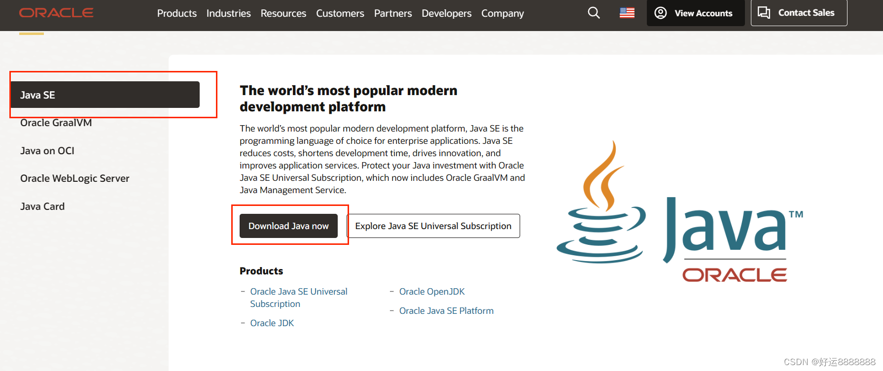 OracleJDK下载、安装及环境配置教程-CSDN博客