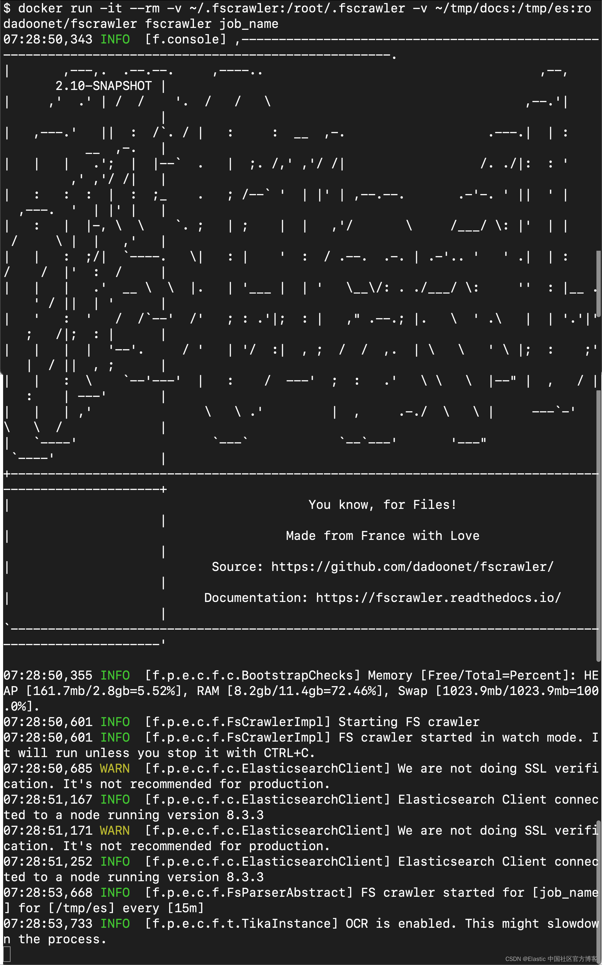 Elasticsearch：使用 Docker 来安装 FSCrawler 并摄入 Word 及 PDF 文件-CSDN博客