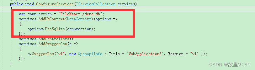 使用Code First（EF Core.Sqlite）_codefirst-CSDN博客