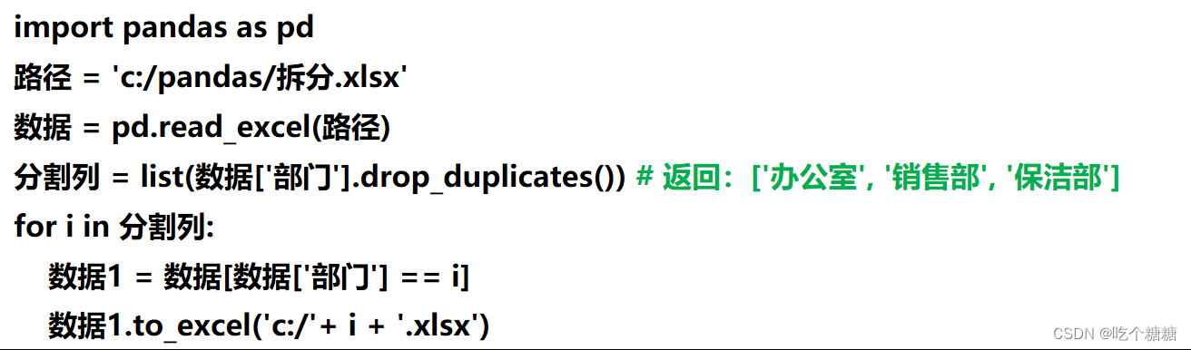 23 pandas Excel文件的拆分与合并_pandas拆分excel-CSDN博客