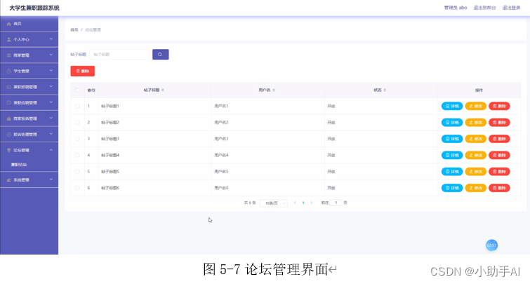 5.大学生兼职跟踪系统|基于SSM 框架+vue+ Mysql+Java+B/S架构技术(可运行源码+数据库+开发文档+lw)商家投诉，兼职应聘，投诉处理，兼职招聘，学生管理，商家管理，个人 ...
