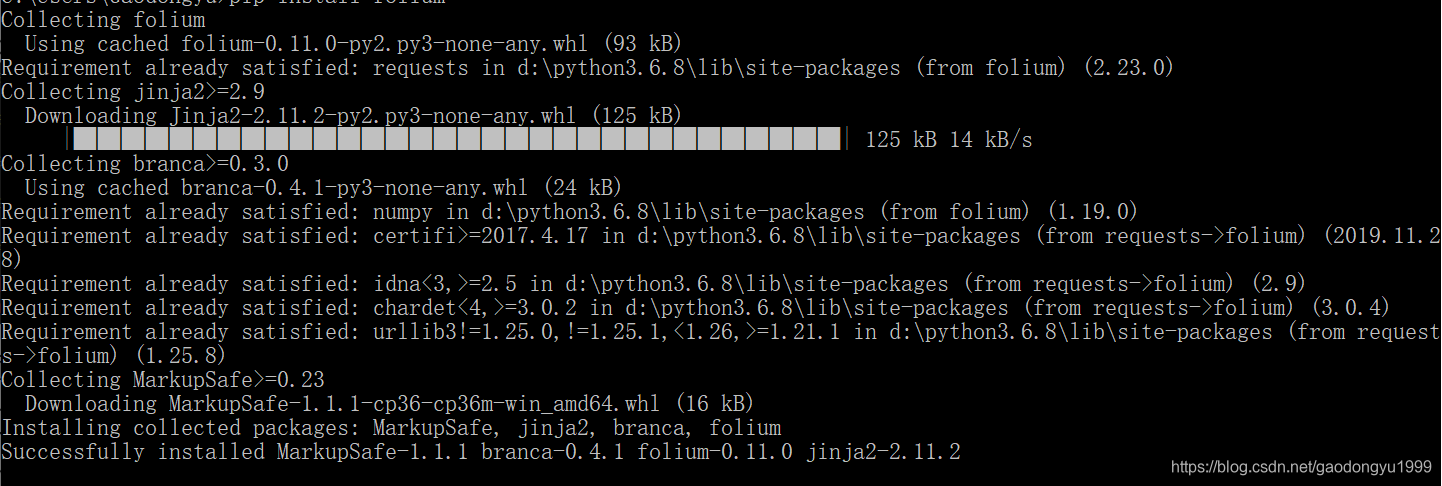 地图可视化小组项目（1）——folium库的安装_清华镜像下载folium-CSDN博客