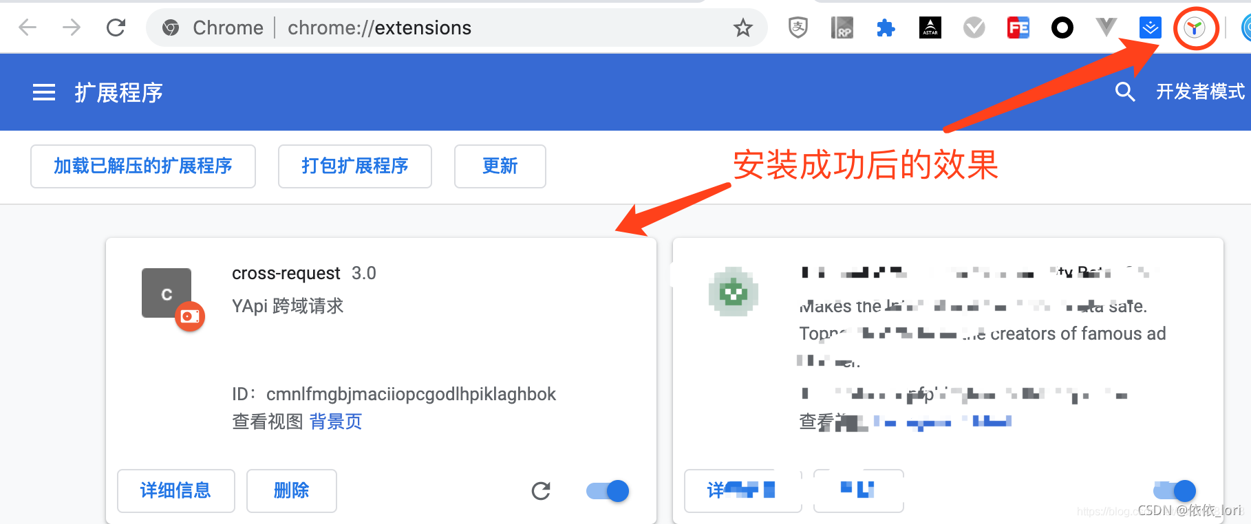 Chrome浏览器上安装Yapi cross-request插件_yapi cross-request 加载未打包的程序-CSDN博客