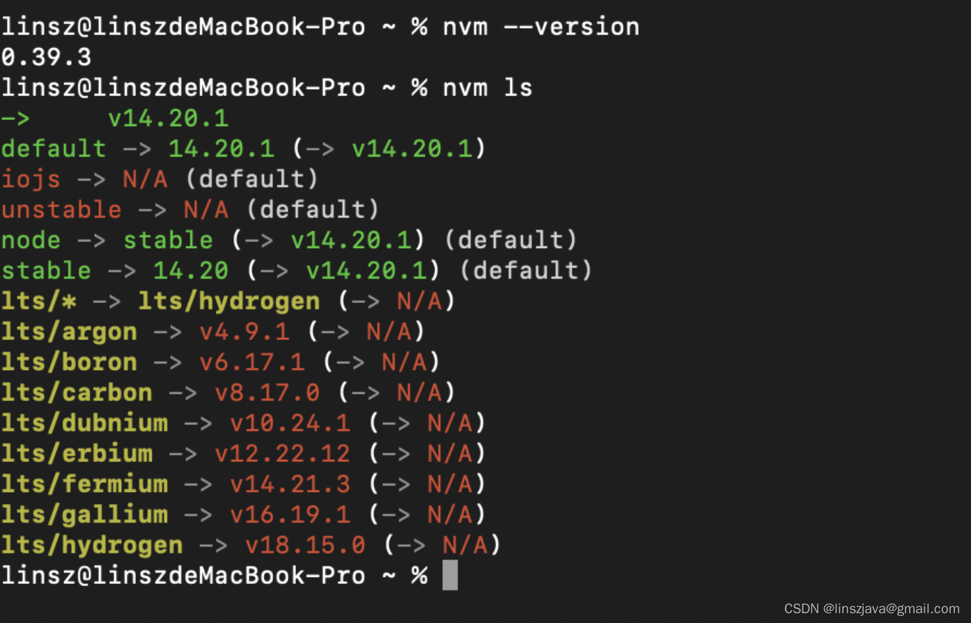 Mac（M1)安装Nvm-CSDN博客