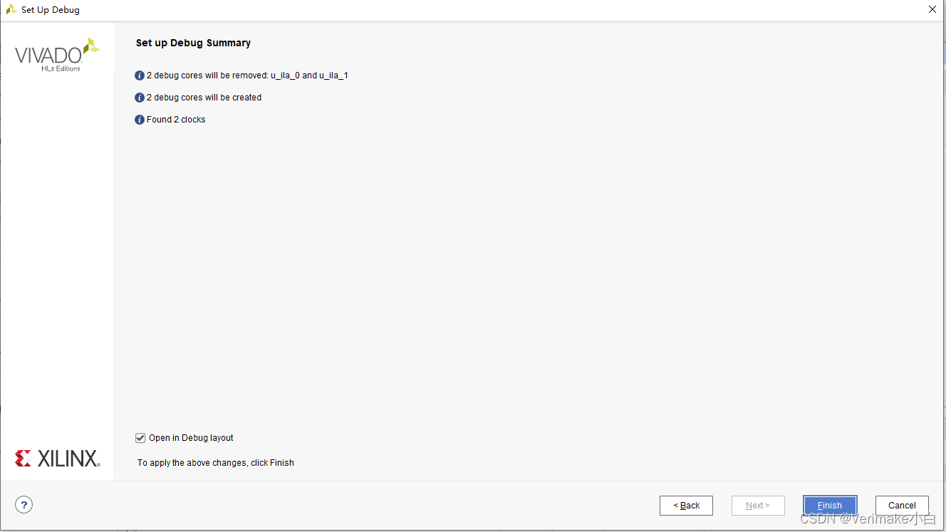 Vivado2019.1调试（Mark Debug+Set Up Debug）（补充详细版）_vivado set up debug里面找不到端口-CSDN博客