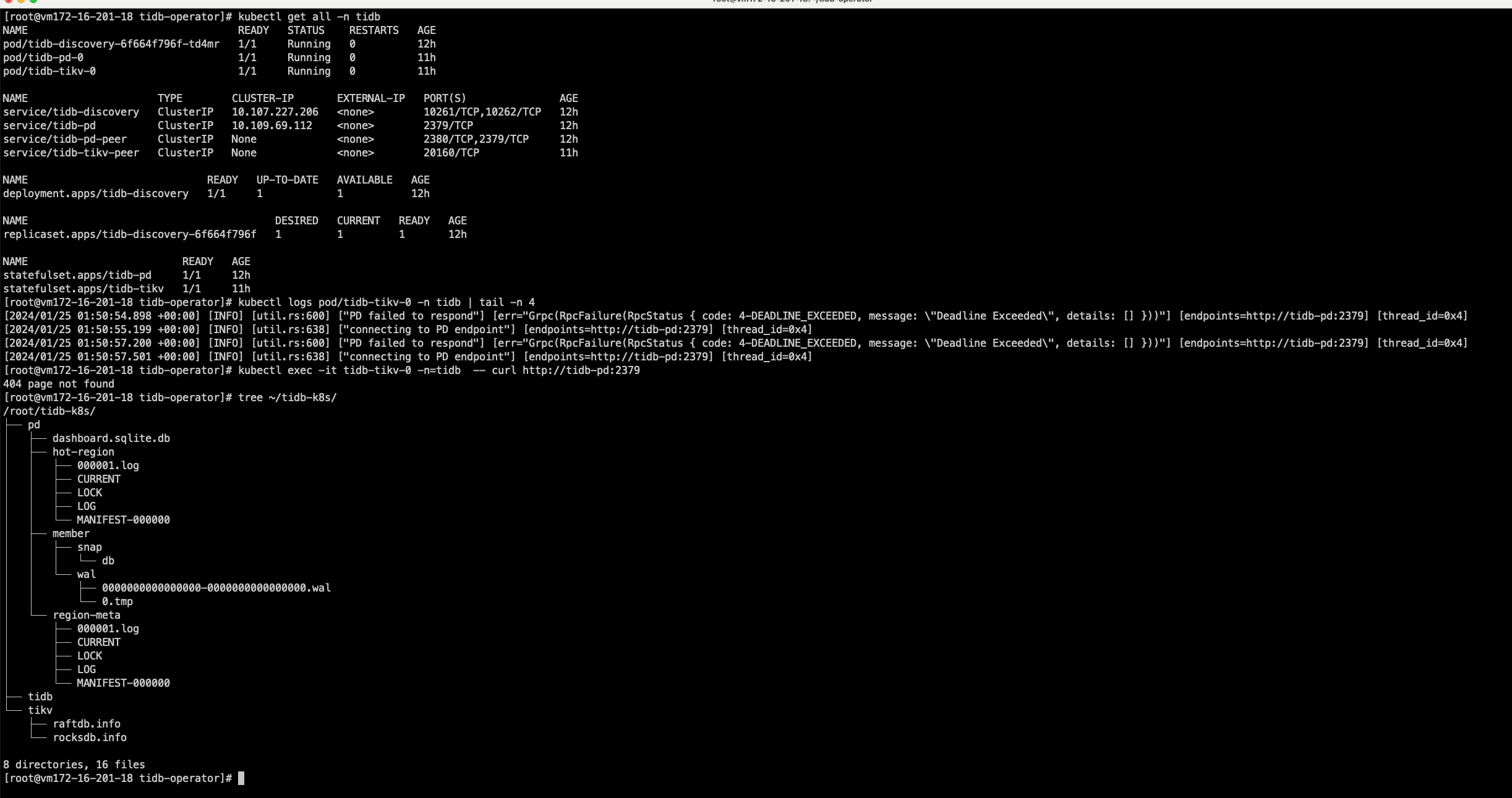 测试 TIDB in k8s 一次问题记录（pd failed to respond）-CSDN博客