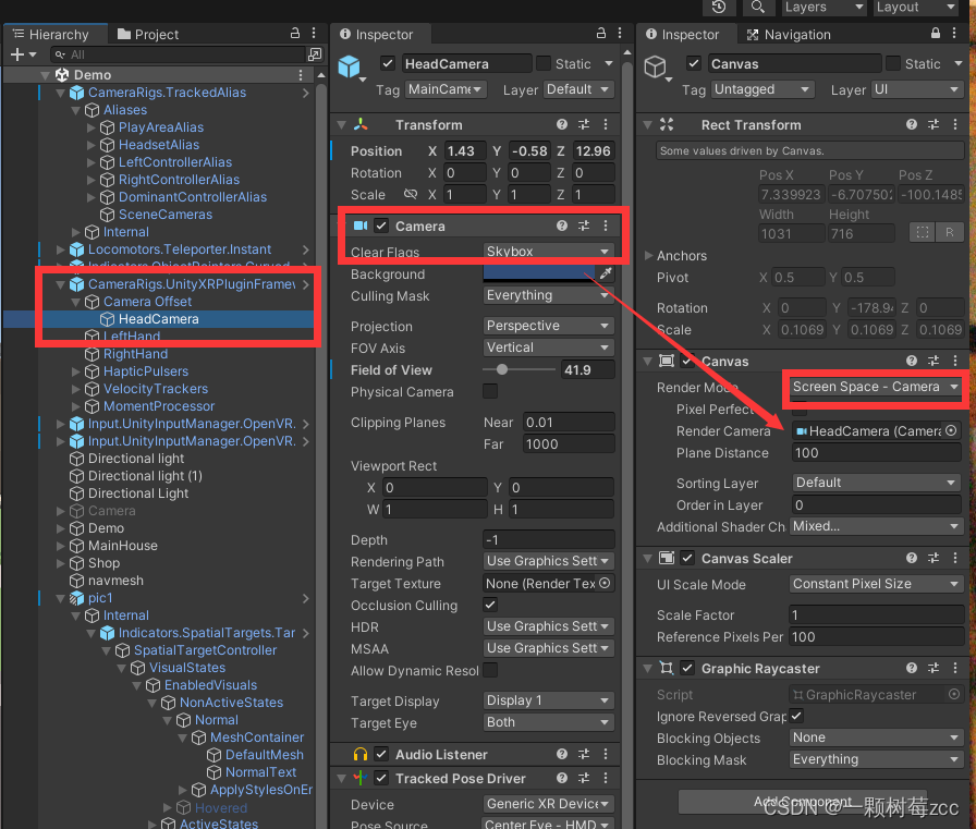 Unity + VRTK4中有关Canvas和VR兼容性的报错_a canvas named "canvas" with a render ...