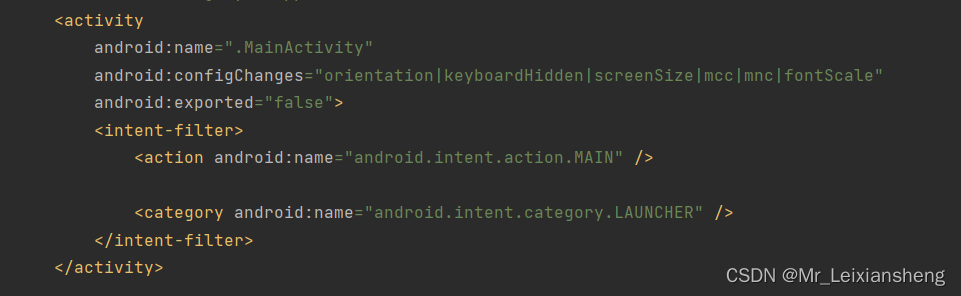 Android 12 intent-filter添加android:exported后任然报错解决方法_intent-filter android:exported-CSDN博客