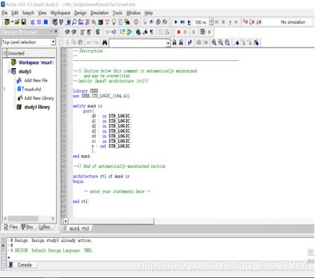 基于Active-HDL的HDL设计录入与仿真_active hdl-CSDN博客