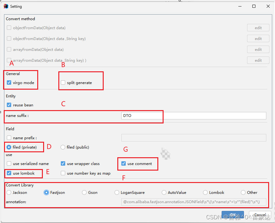 idea插件（四）-- GsonFormatPlus（JSON对象转化JavaBean对象）-CSDN博客