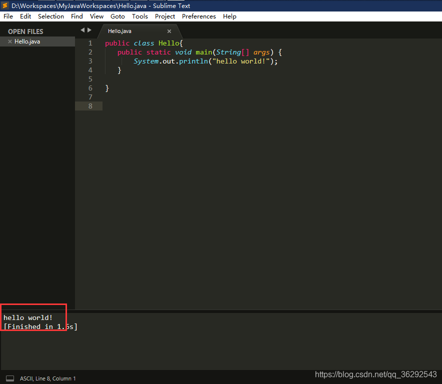 Sublime| sublime text3 运行Java程序并在控制台显示_sublimetext查看java日志-CSDN博客