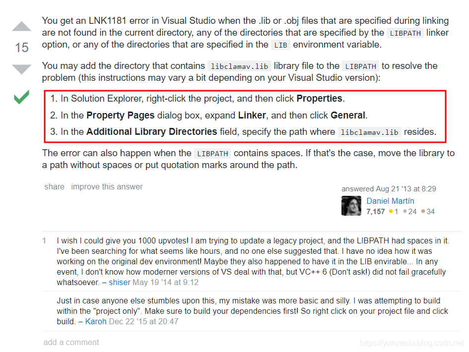 成功解决LINK : fatal error LNK1181: 无法打开输入文件“avdevice.lib” error: command 'D:\\Program Files (x86 ...