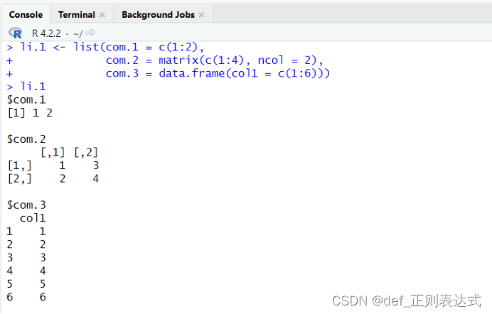 R语言入门教程知识 第五章 数据框和列表判断是否为数据框类型 Csdn博客
