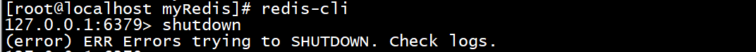 Redis关闭服务错误—— Error Err Errors Trying To Shutdown Check Logs Csdn博客