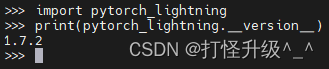 虚拟环境中pytorch及pytorch-lightning老版本安装_pytorch1.11安装pytorch-lightning什么版本-CSDN博客