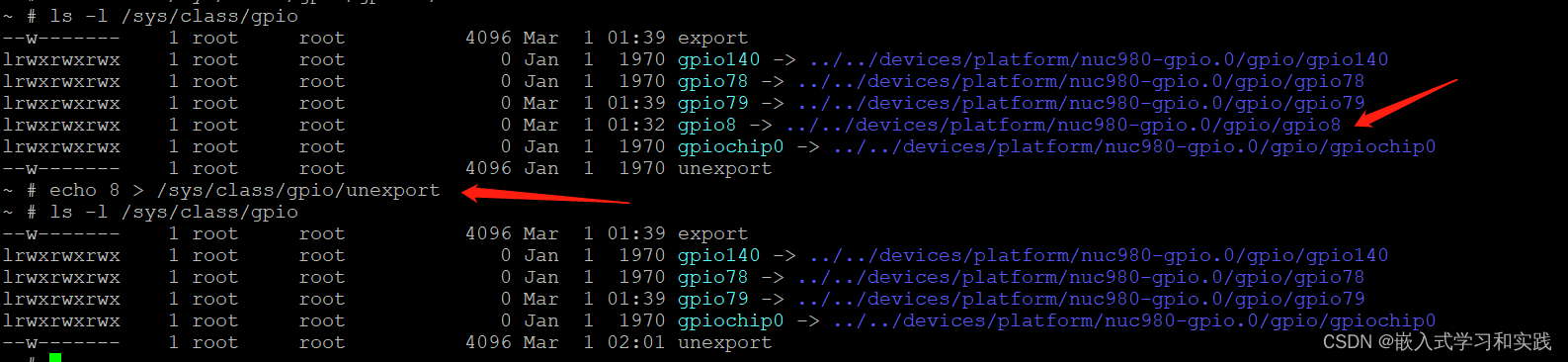 嵌入式Linux中GPIO设置的一些基本指令和步骤_linux gpio-CSDN博客