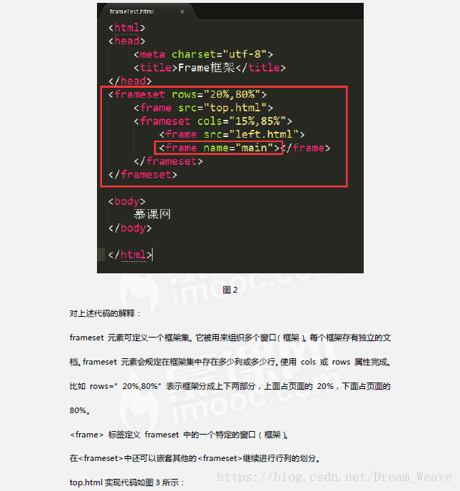 HTML - Frame、FrameSet 使用-CSDN博客