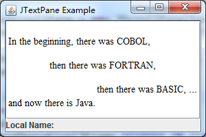 jtextarea可以让某一行右对齐吗_java中JTextPane 怎么把不同的行，设置为不同的对齐方式，我尝试了一下，怎么都是左对齐呀！...-CSDN博客