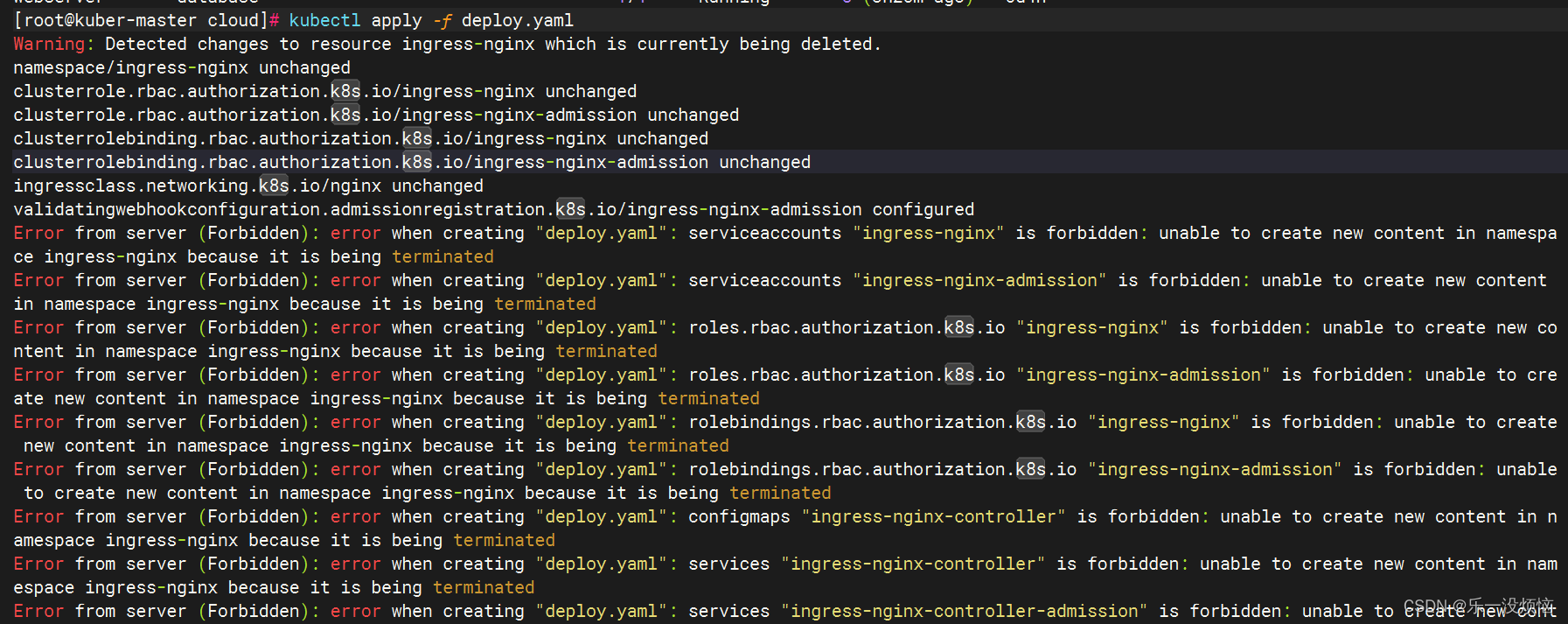 K8s Ingress执行kubectl Apply F Deployyaml 报错解决方法kubectl Apply F 报错error Unexpected Args