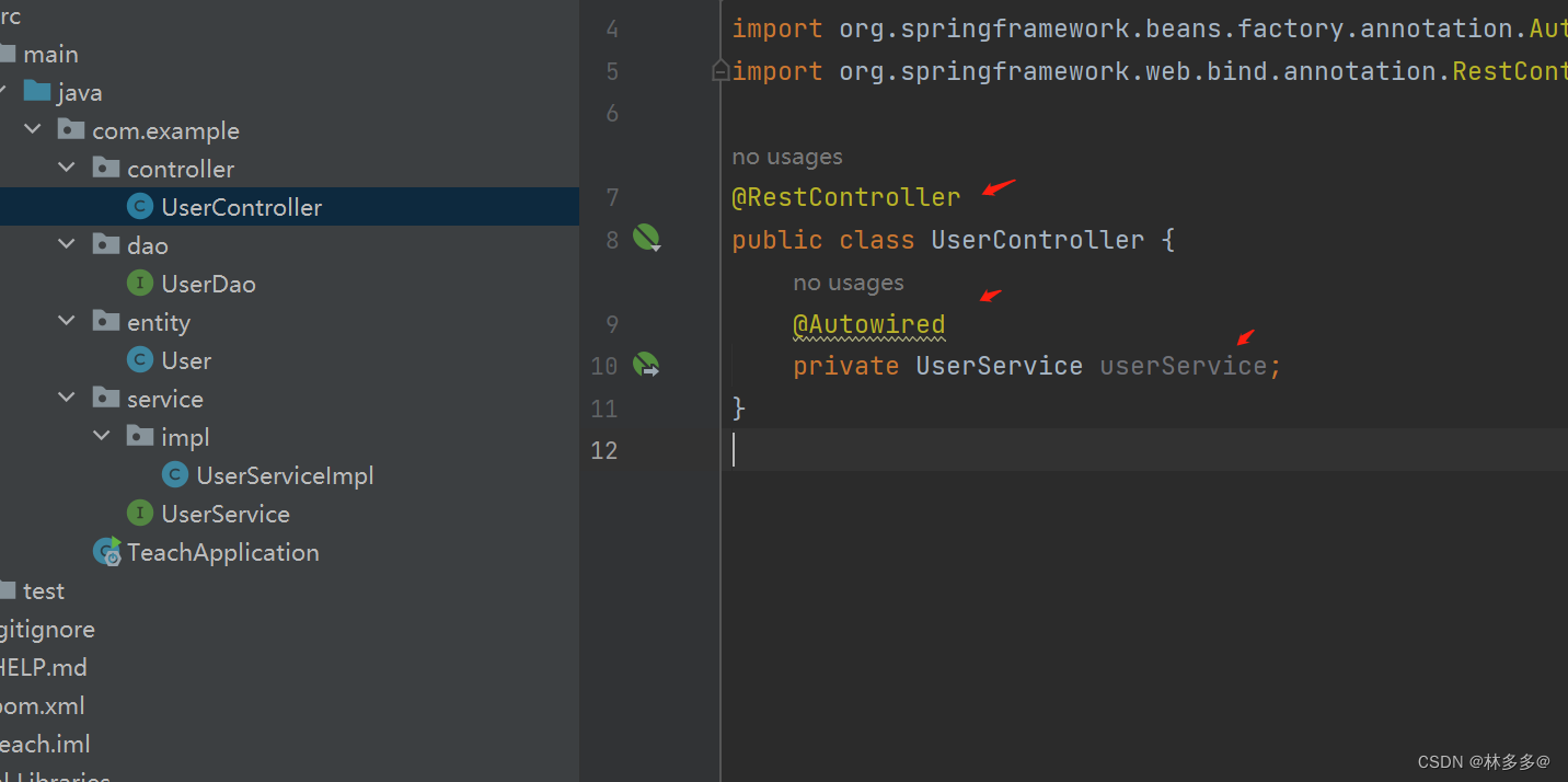 springboot+Mybatis项目搭建教学（controller、service、dao、entity），并写一个简单的接口_springboot+mybatis+shiro ...