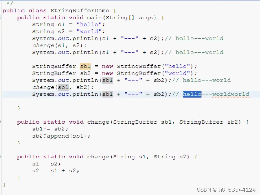 常见对象——stringbuffer类（与string转换，参数传递）stringbuffer前端怎么传递 Csdn博客