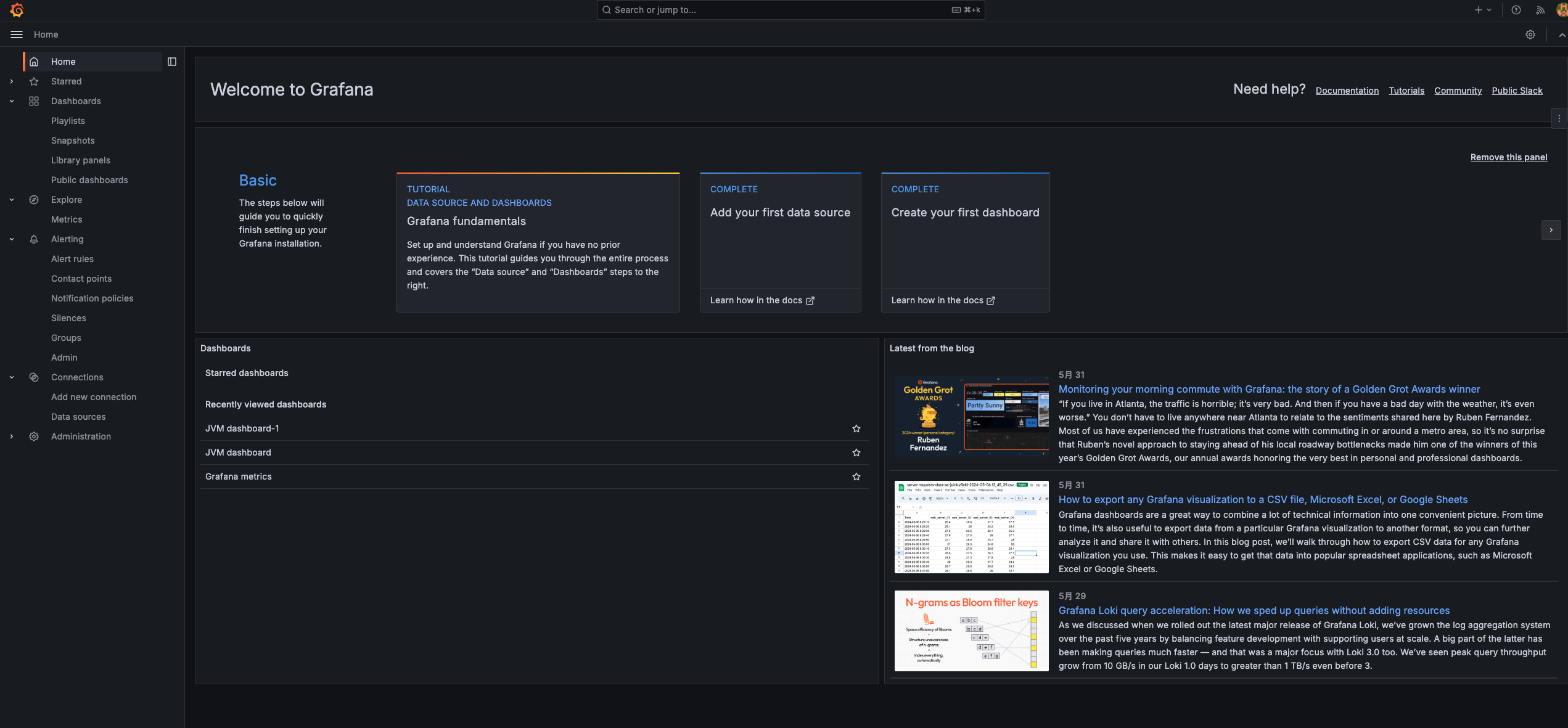Docker compose 部署Grafana+Prometheus实现java应用JVM监控_如何监控javadocker应用-CSDN博客