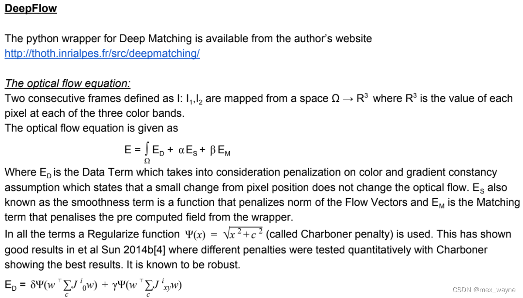 光流学习（一）：Fast Optical Flow using Dense Inverse Search-CSDN博客