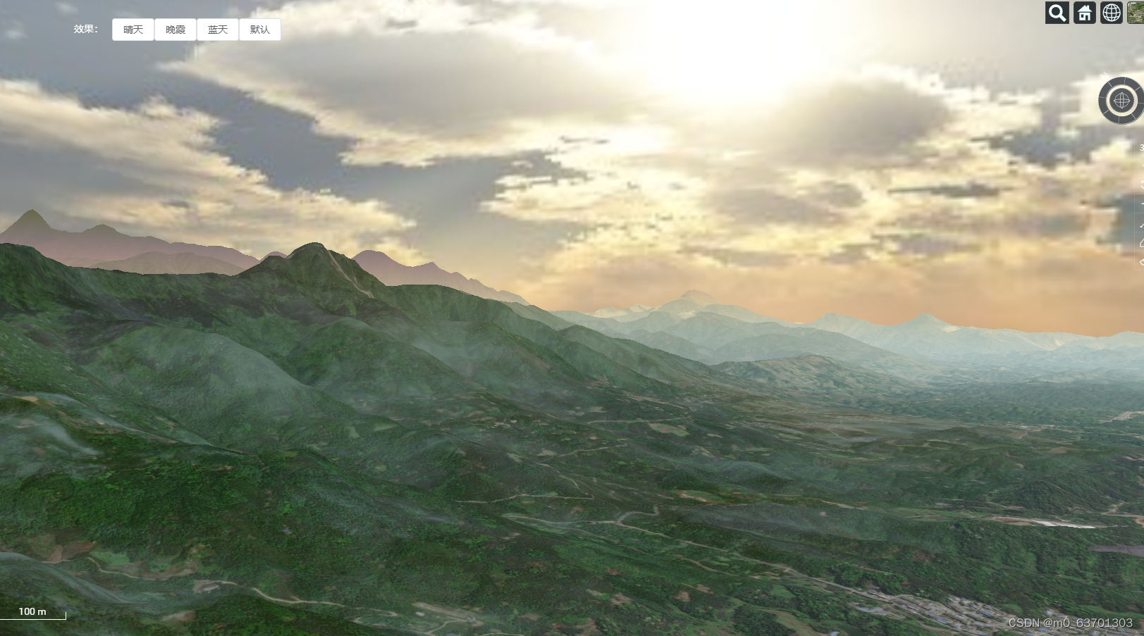 cesium设置近地天空盒 多种效果（附天空盒原图）_cesium天空盒-CSDN博客