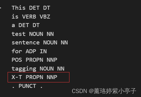 如何使用spacy工具包实现词性标注_spacy进行词性标注-CSDN博客