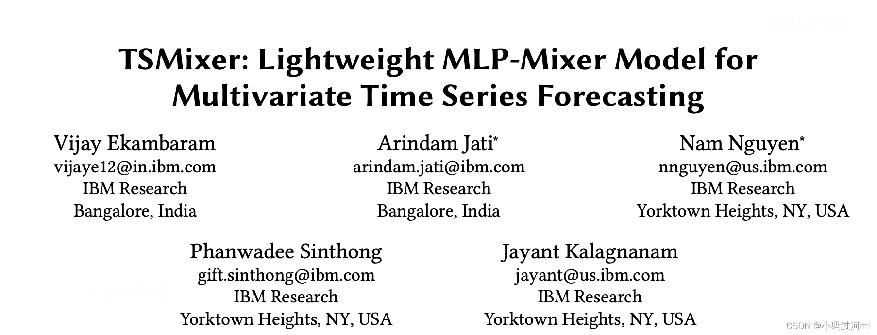 【论文阅读】CI-TSMixer-CSDN博客