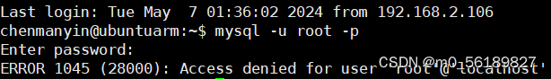 ERROR 1698 (28000): Access denied for user ‘root‘@‘localhost‘解决方法_1698access denied-CSDN博客