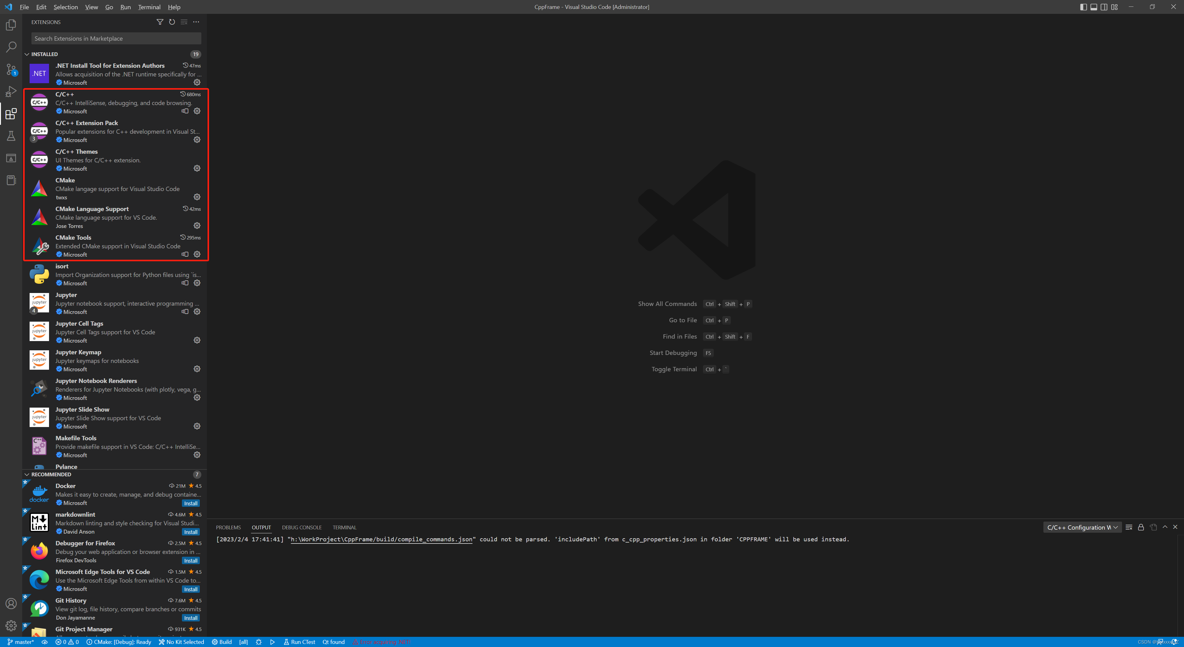 CMake:VsCode+MSVC+Debug环境设置_vscode cmake msvc-CSDN博客