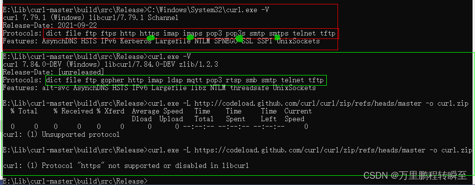 win10用cmake3.22与vs2019编译curl库源码并调用_vs调用curl-CSDN博客