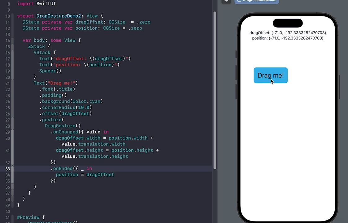 SwiftUI中的手势（DragGesture拖拽手势及Drag动画组件）_swiftui draggesture-CSDN博客