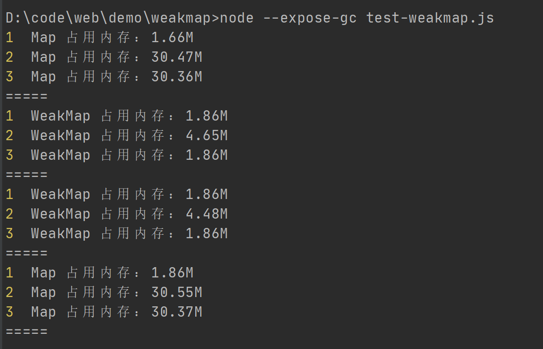 weakMap 和 map 的垃圾回收对比-CSDN博客
