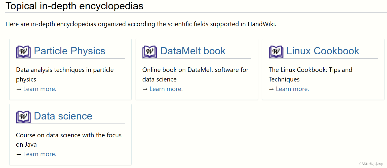Handwiki：Wiki Encyclopedia of Knowledge-CSDN博客