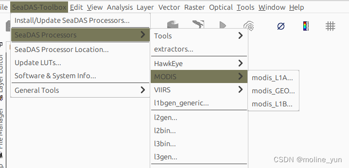 seadas(一)批量处理二－MODIS批量生成L1B_seadas对modis地理叫做-CSDN博客