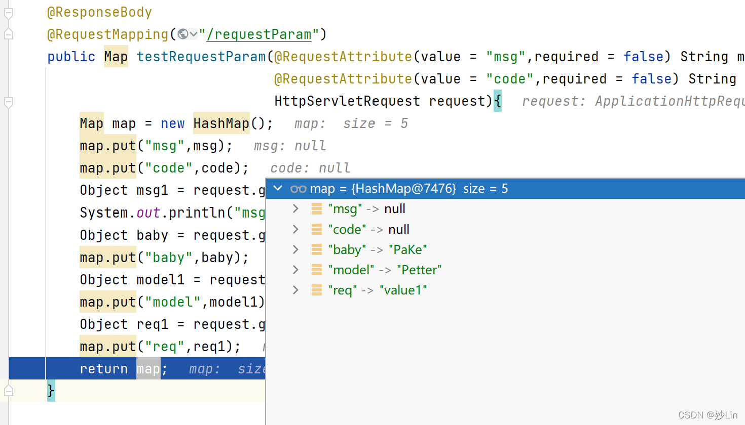 SpringBoot---web--＞＞复杂参数Model、Map解析原理【用model、map操作请求参数】(5)_springboot modelmap-CSDN博客