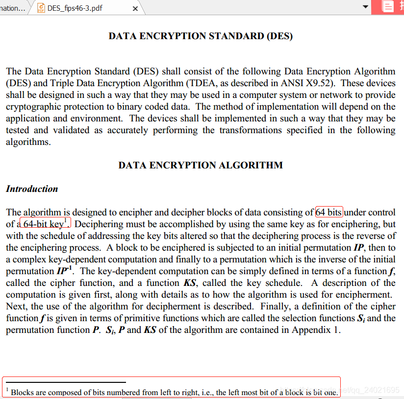 FIPS 46-3: DES 加密标准-CSDN博客