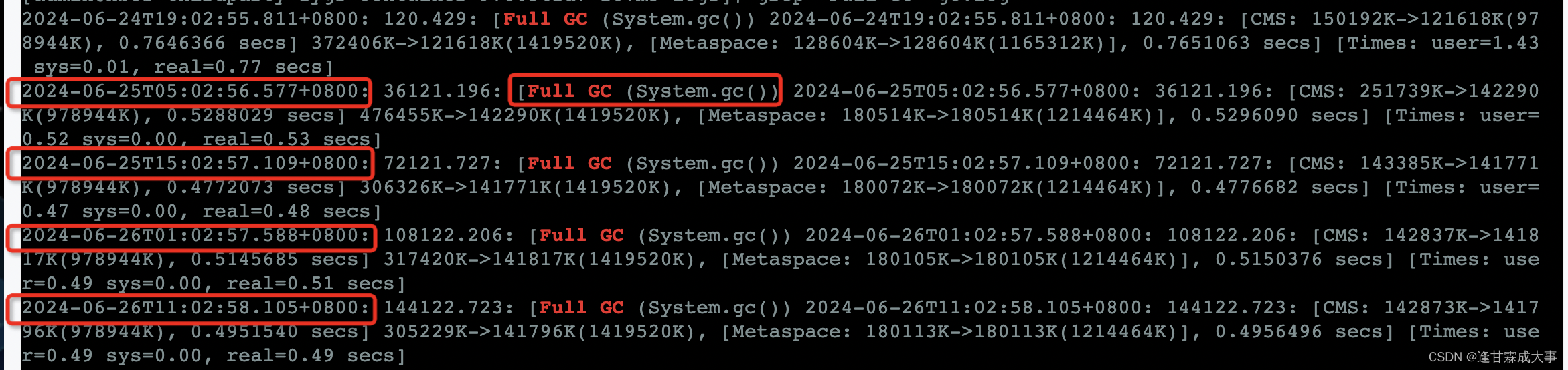 应用定时主动触发FGC问题排查_fgc 排查-CSDN博客