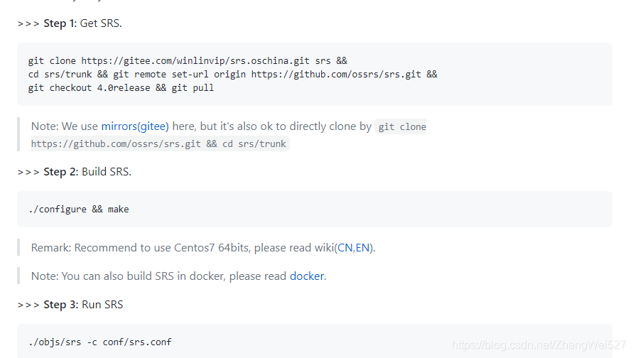 流媒体服务器搭建亲测有效(srs）_linux_ZhangWei527-华为开发者空间