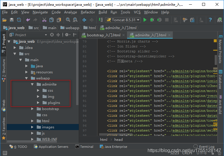 Java Web(十)：AdminLTE(中文版)的使用_adminlte中文教程-CSDN博客