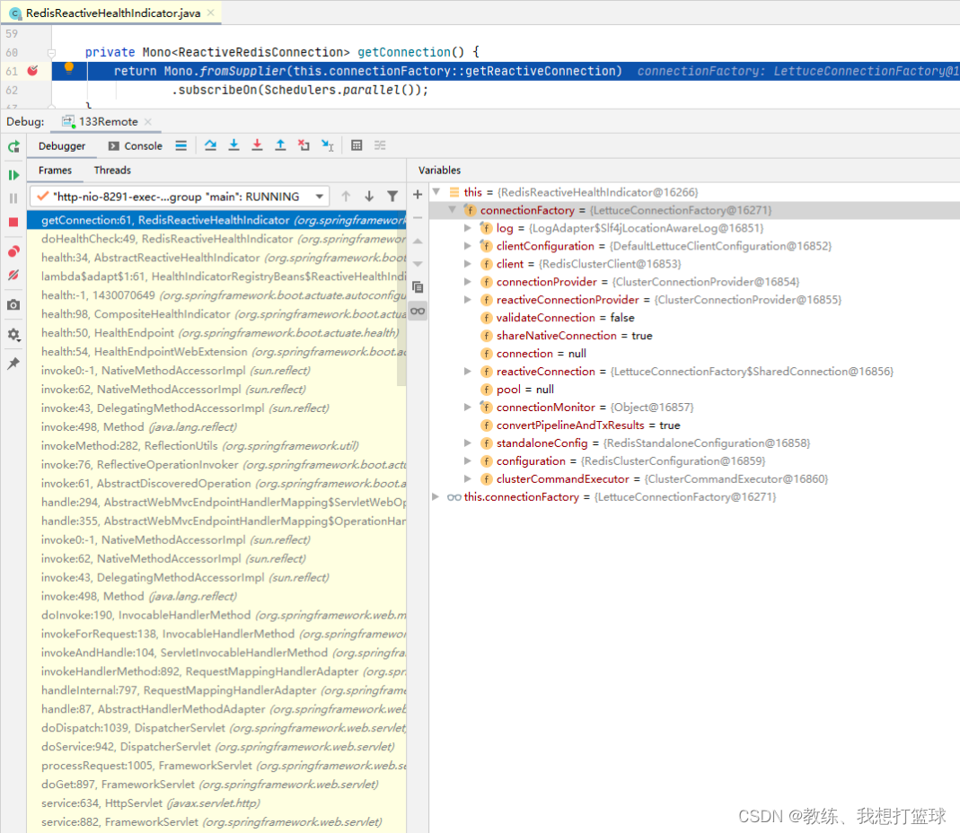 09 spring-boot-acurator 定时检测 redis 集群导致 “IOException: Too many open ...