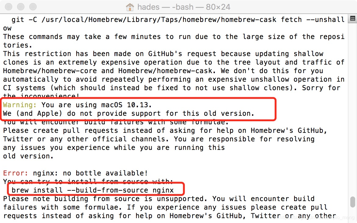 Mac 快速安装Nginx--HomeBrew安装_brew install --build-from-source nginx-CSDN博客